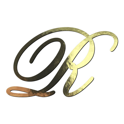 Recorte Letra R Cursiva